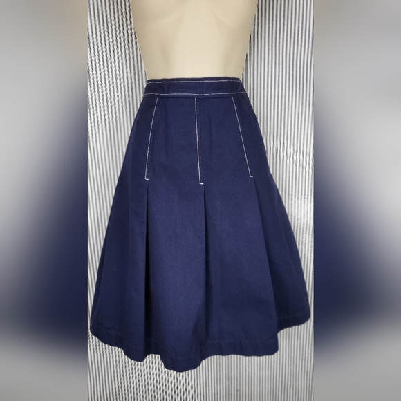 Isaac Mizrahi | Skirts | Isaac Mizrahi Target Navy Blue Sailor Pleated ...